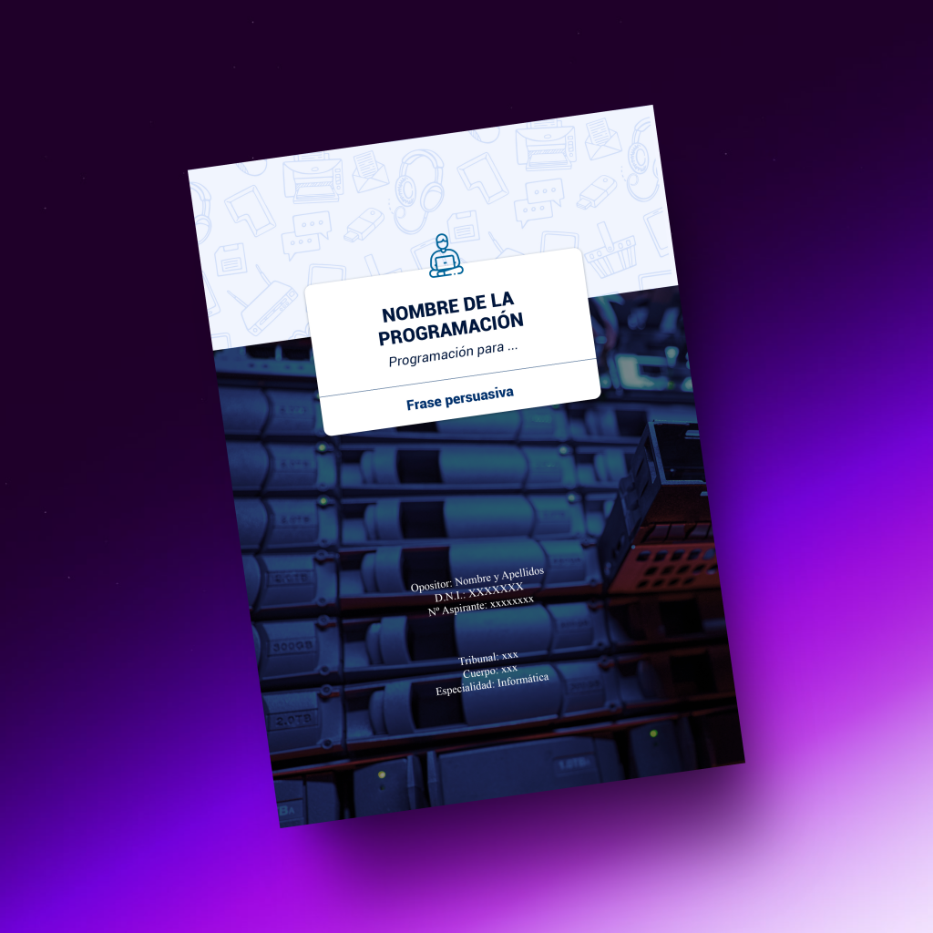 Plantilla de Portada para Programación Didáctica – Temática: Tecnología ...