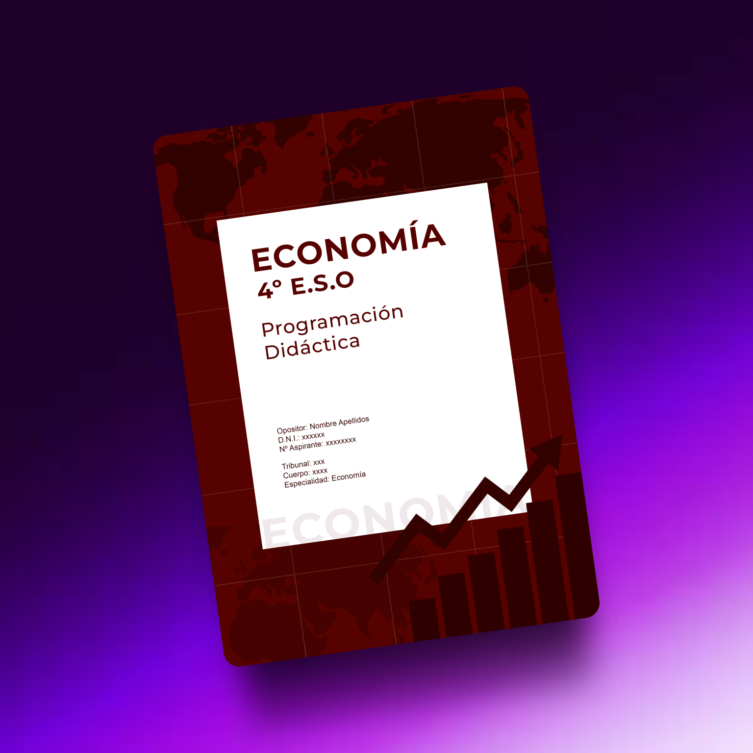 🚀 Plantilla de Portada para Programación Didáctica – Temática: Economía