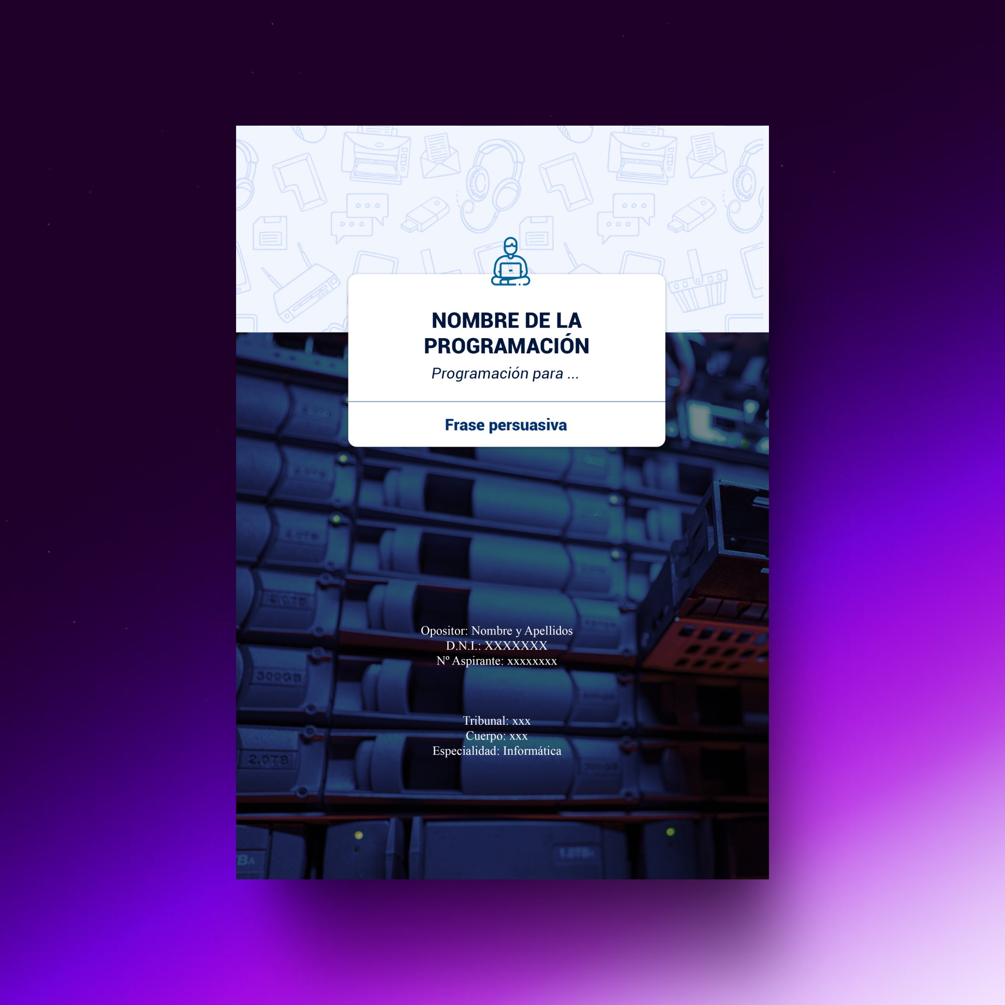 Plantillas de Portada Profesionales para tu Programación Didáctica